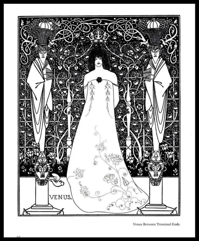 🎨怪诞的魅力奥伯利·比亚兹莱 Aubrey Beardsley 是十九世纪末