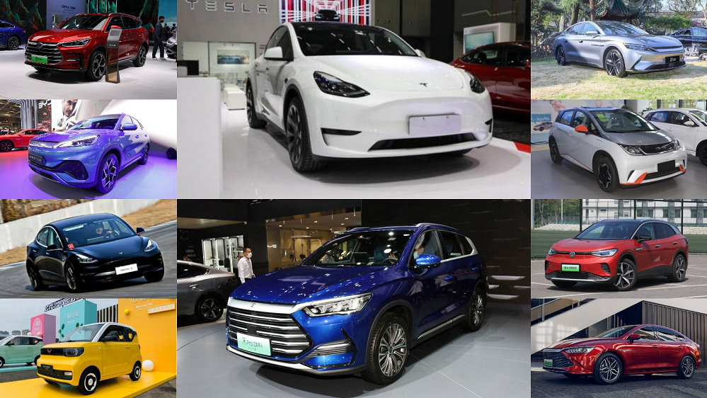 Model Y爆卖771300辆，2022称霸全球的10款新能源车，比亚迪占一半-新浪汽车
