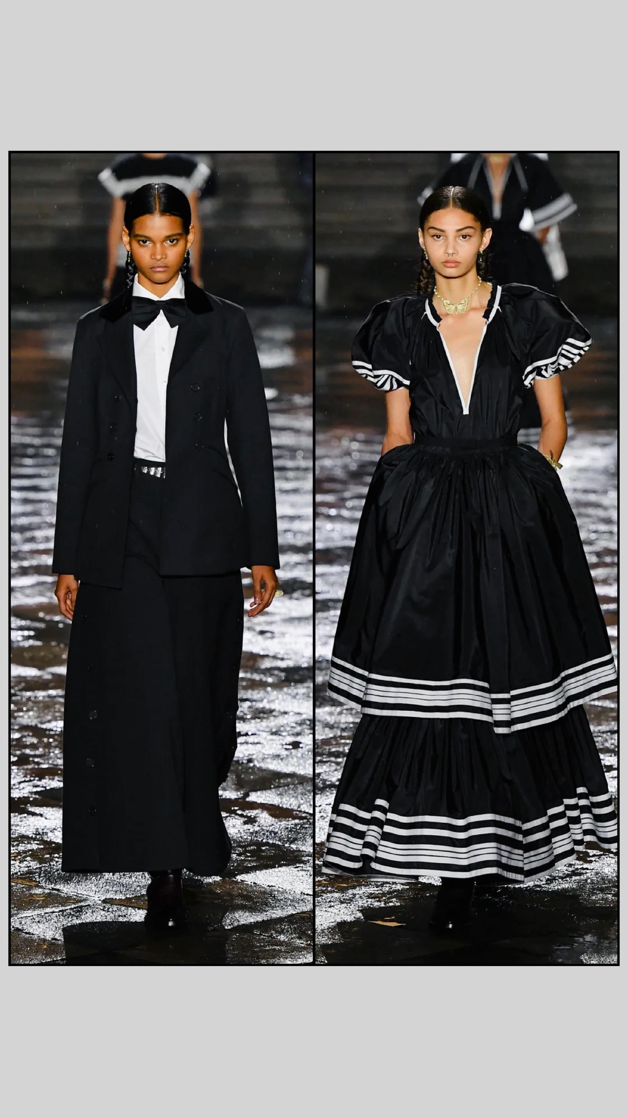 Dior 2024早春系列 雨中墨西哥城，演绎经典黑白__财经头条