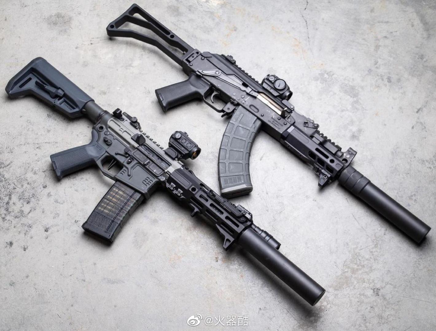 使用了美国SLR公司配件组的枪械美图欣赏