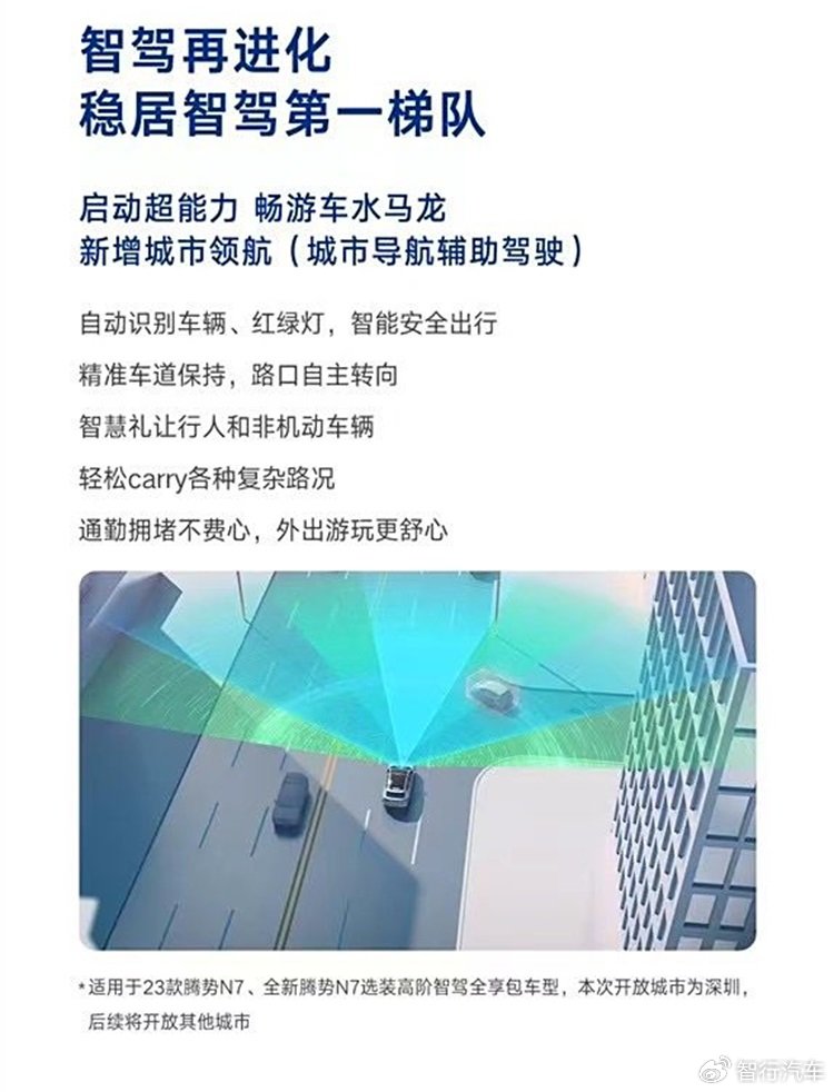 终于迎来城市NOA！腾势N7升级最新OTA-新浪汽车