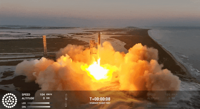 首次！SpaceX完成「筷子夹火箭」式星舰回收,马斯克8年前设想成真