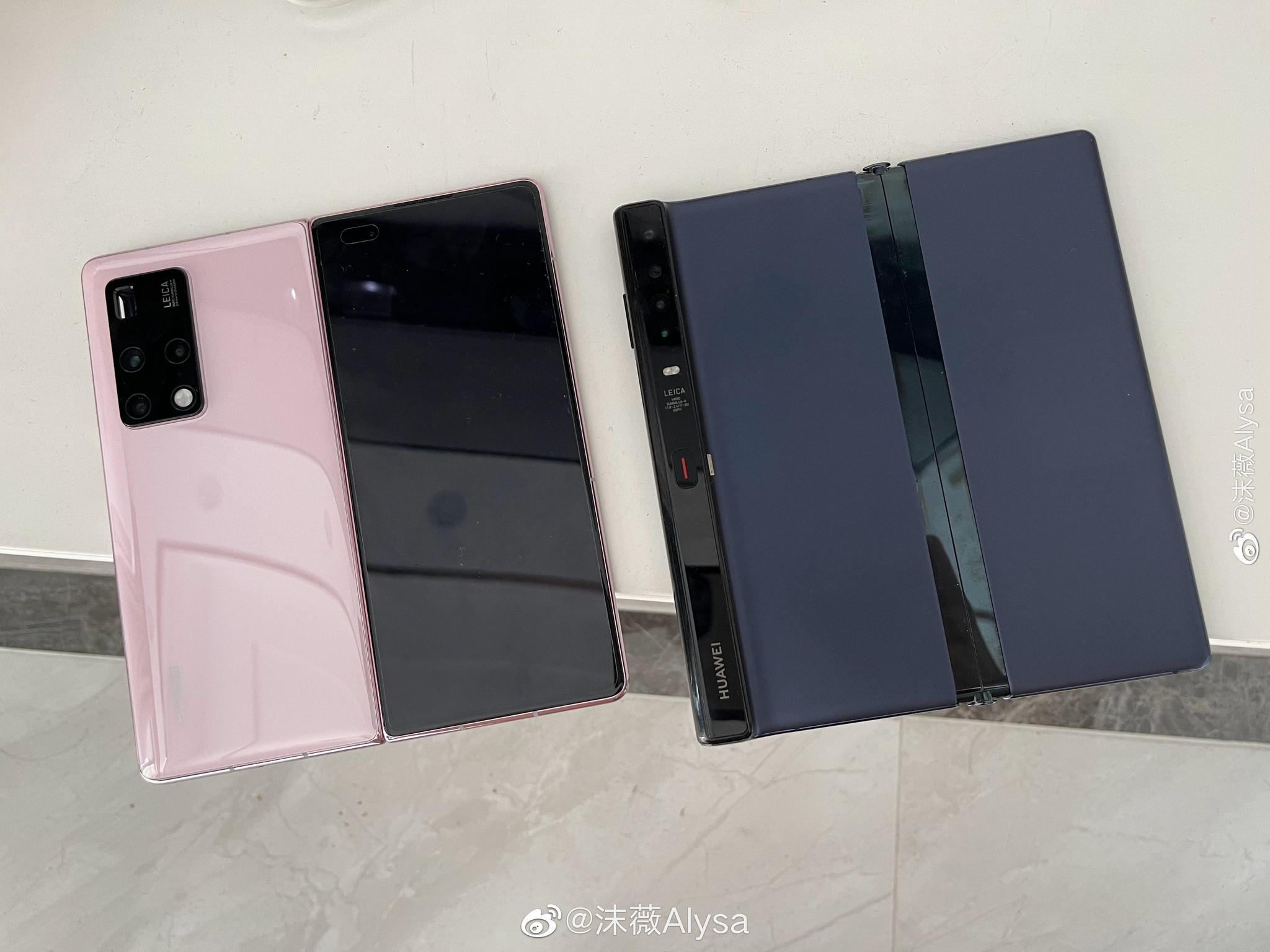 集齐HUAWEI Mate XS 和HUWEI Mate X2……