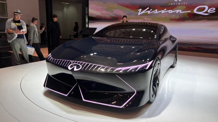 定位纯电Fastback轿跑车型，英菲尼迪Vision Qe概念车国内首秀-新浪汽车