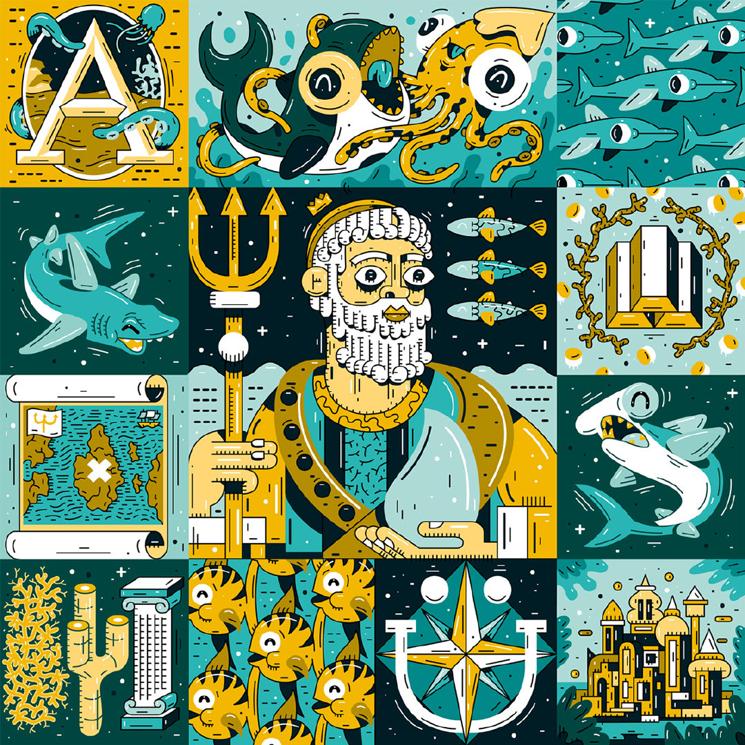 来自德国插画师 DXTR 绘画作品