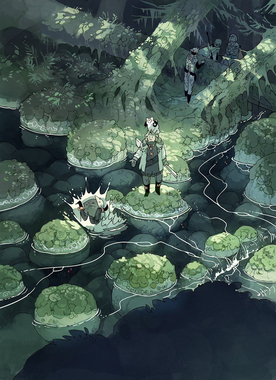 来自插画师 Minna Sundberg 绘画作品~__财经头条