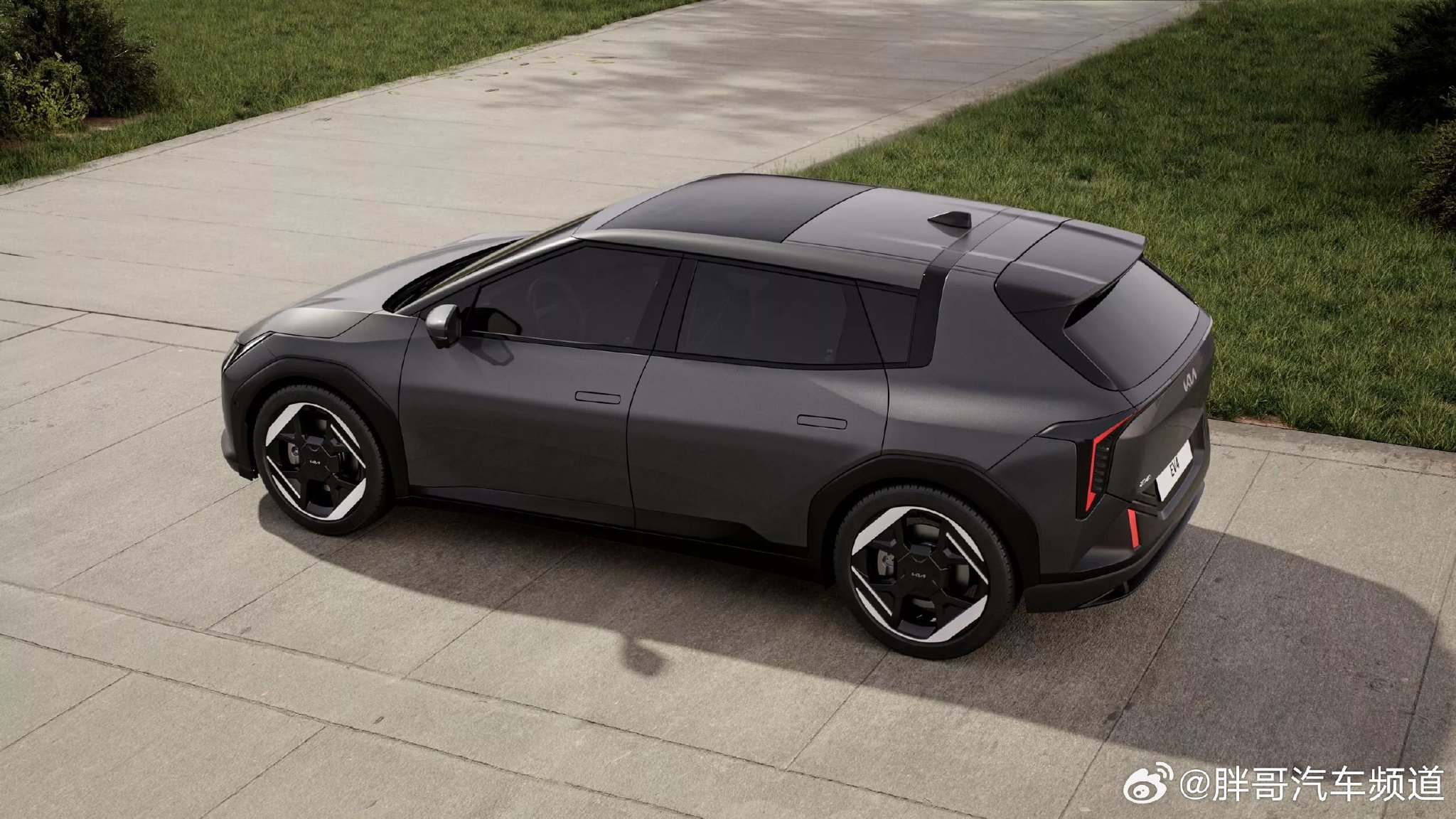 起亚EV4官图发布，新车基于E-GMP平台打造，包括一款Hatchback版、三厢版…-新浪汽车