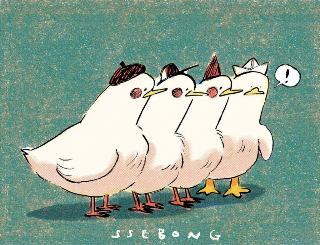 可爱、呆萌就完事了 韩国插画师Ssebong Kim__财经头条