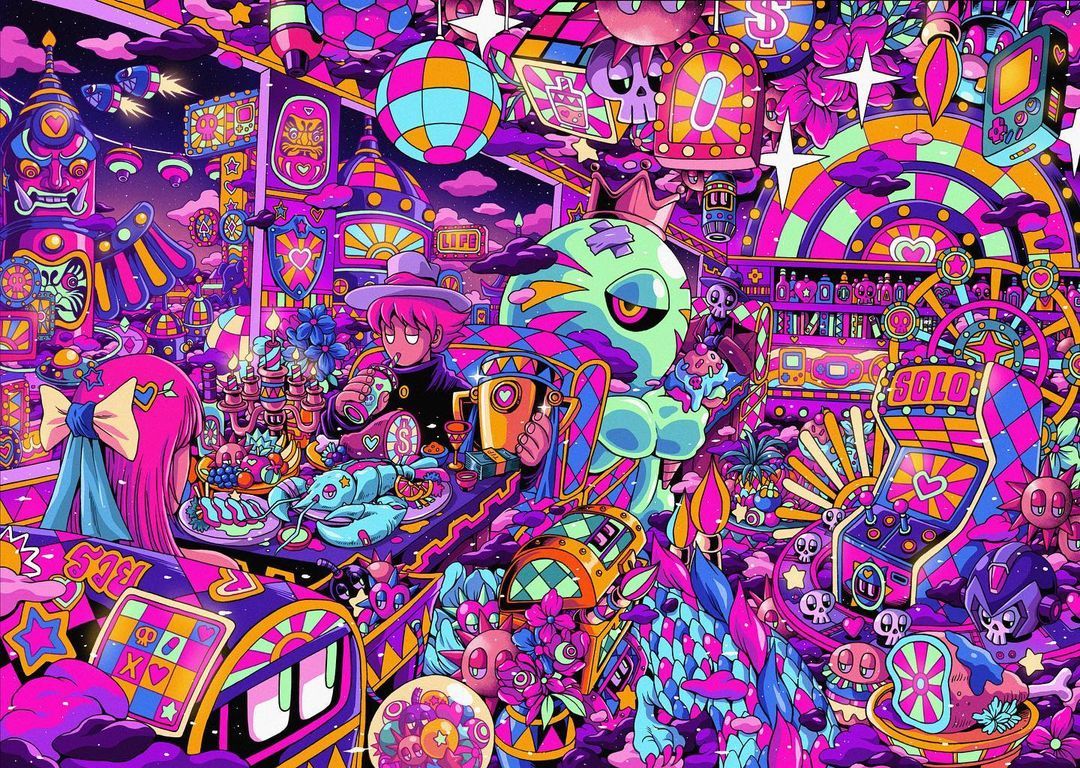 泰国插画师Jeff Aphisit的作品总是充满了视觉冲击力……__财经头条