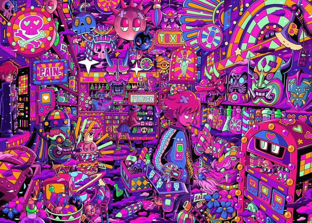 泰国插画师Jeff Aphisit的作品总是充满了视觉冲击力……__财经头条