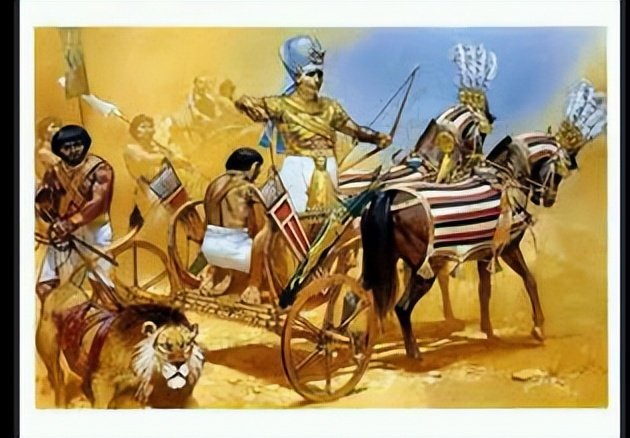 从人字拖到弓箭都金光闪闪，古埃及法老上阵打仗的武备有多氪金？