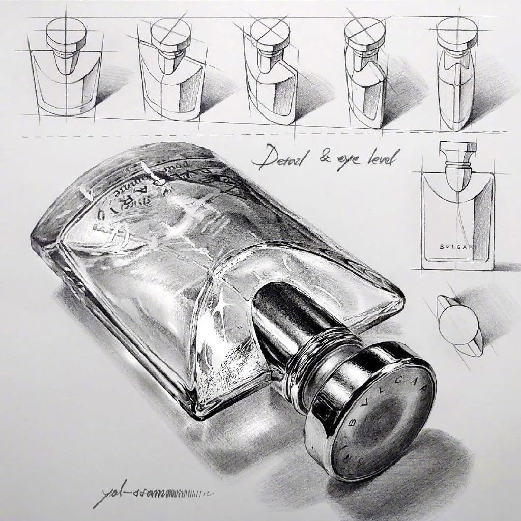 静物素描结构质感 | yol_ssam