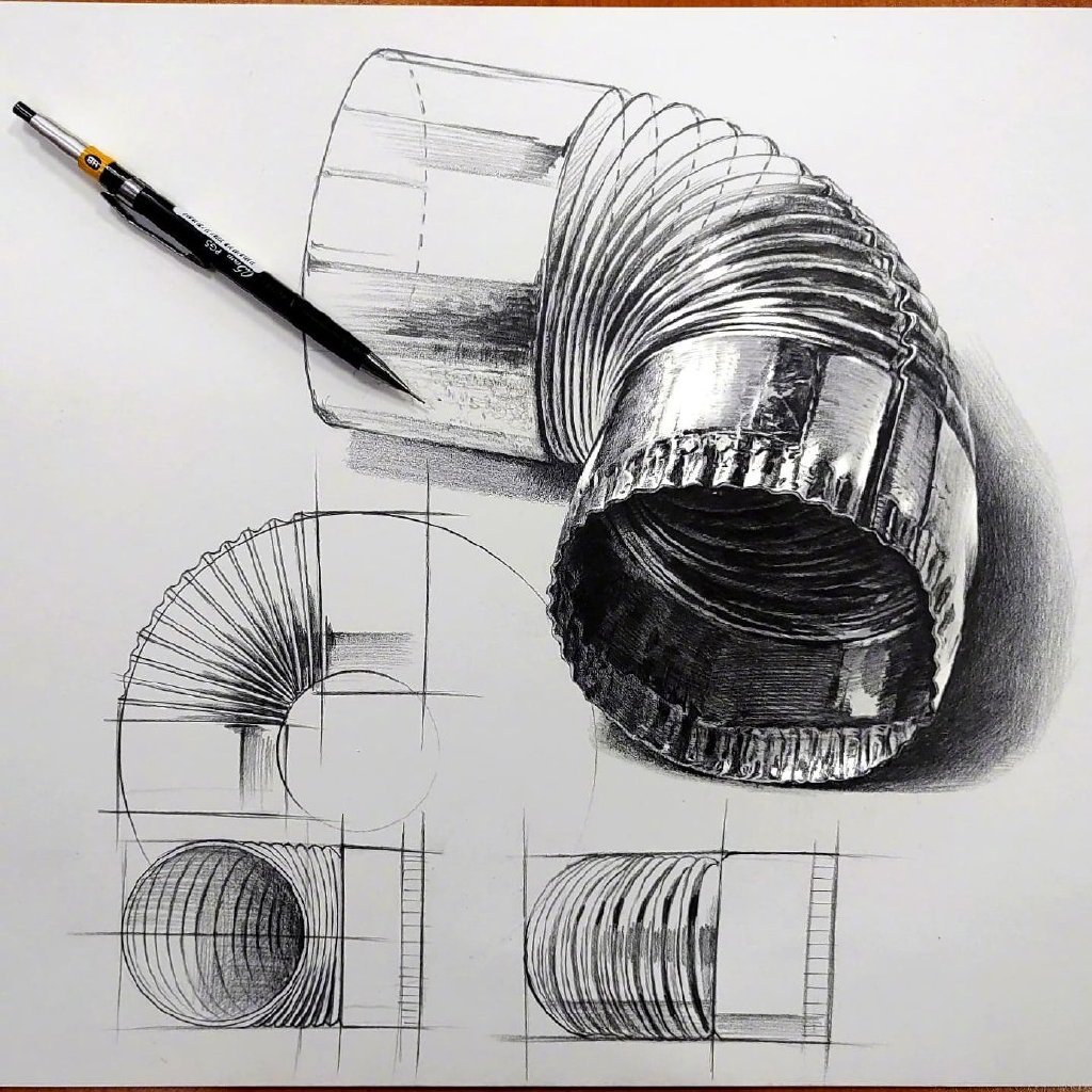 静物素描结构质感 | yol_ssam