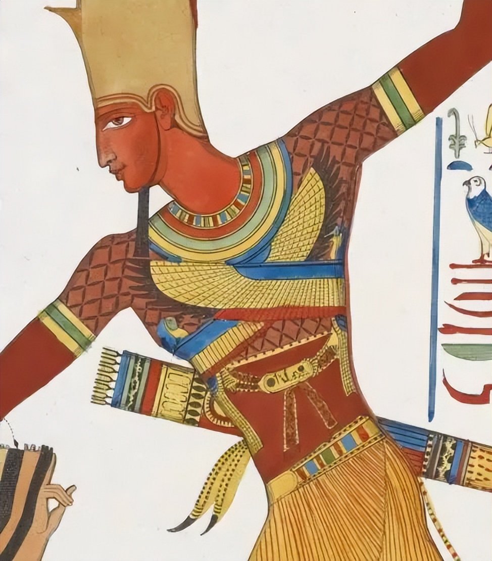 从人字拖到弓箭都金光闪闪，古埃及法老上阵打仗的武备有多氪金？|法老|法老王|壁画_新浪新闻