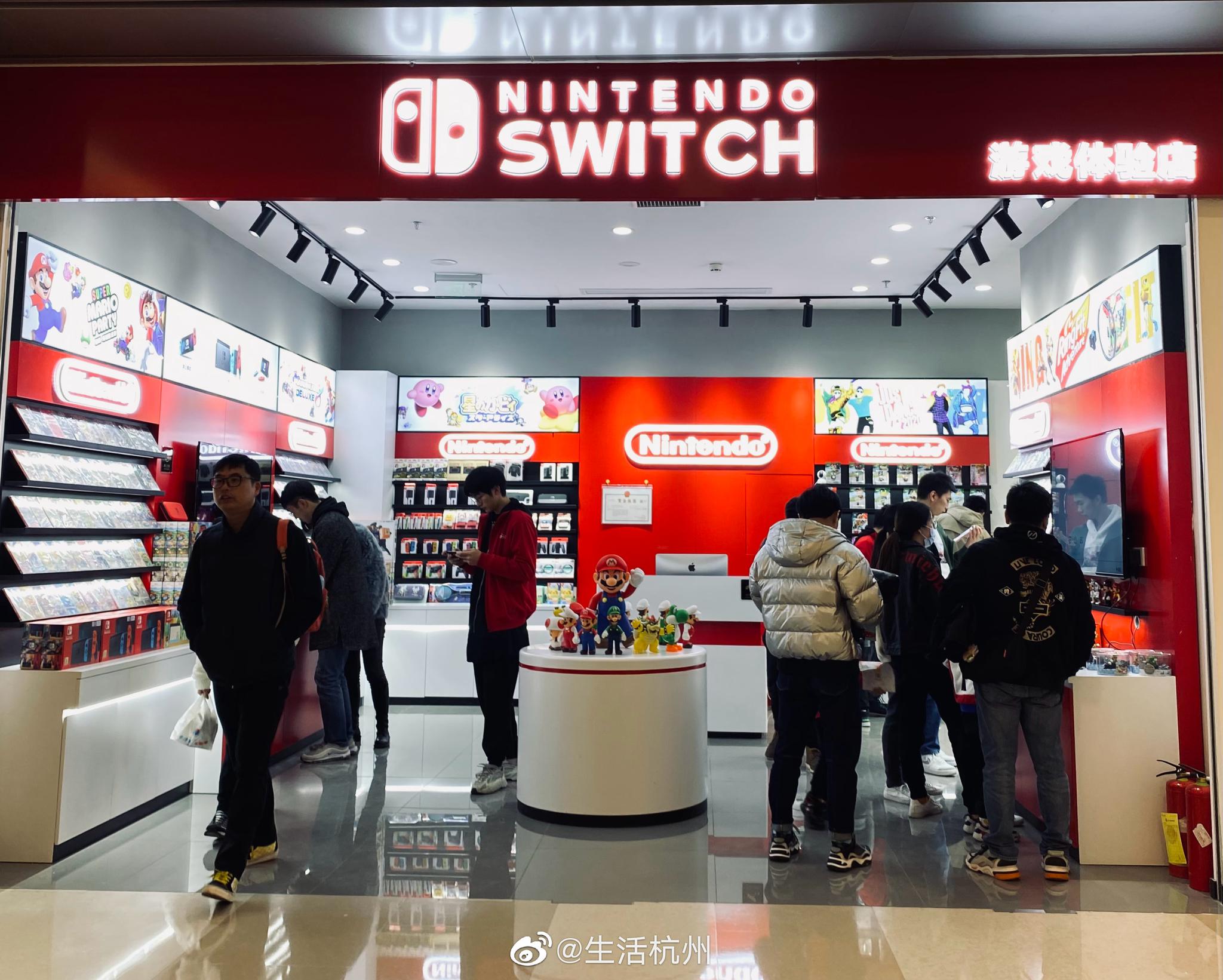 快乐打卡万象城负一层的switch游戏体验店🎰游戏🈵 amiibo🈵__财经头条