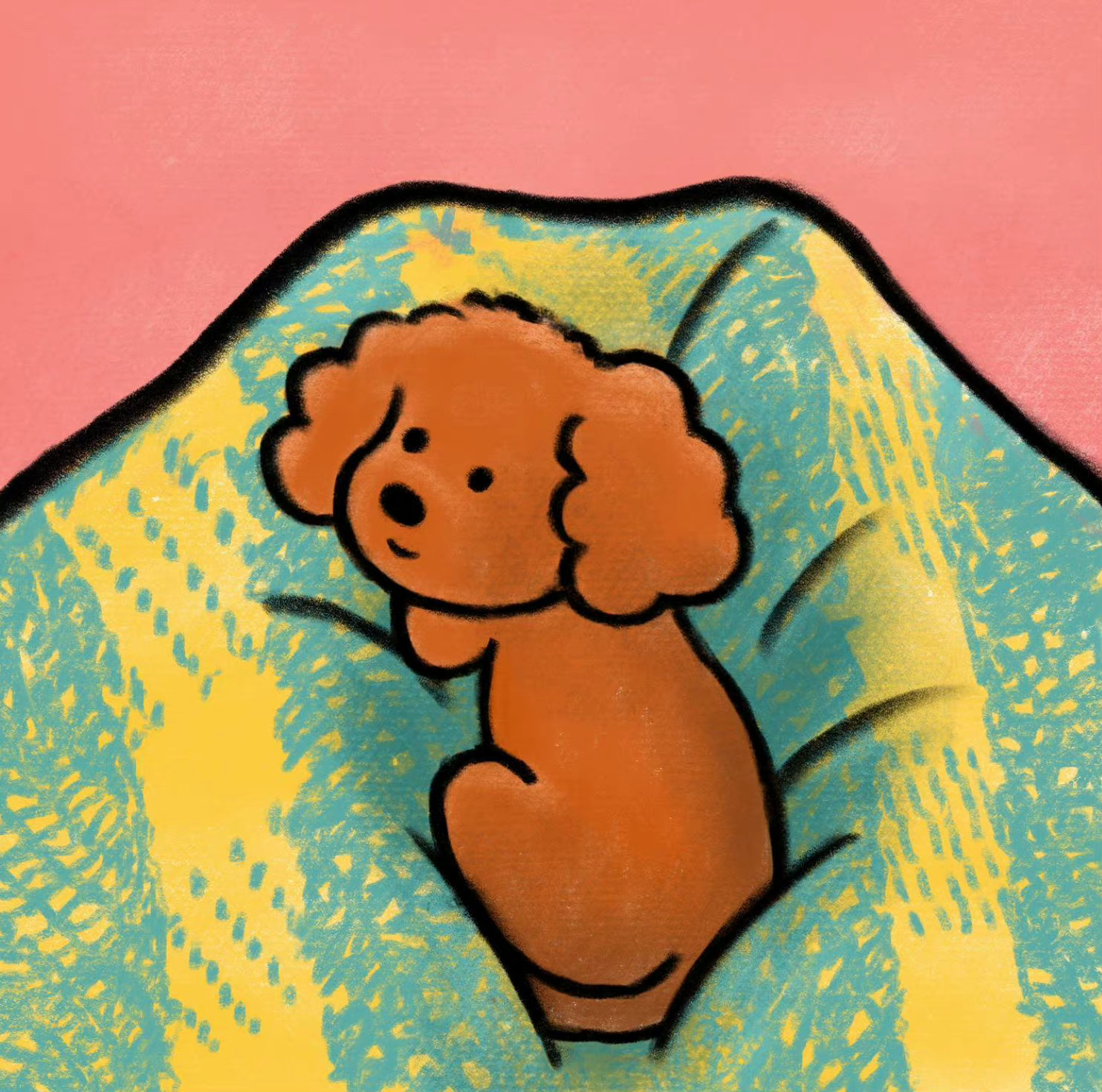 可可爱爱的治愈系插画 | ⓒeteecy__财经头条