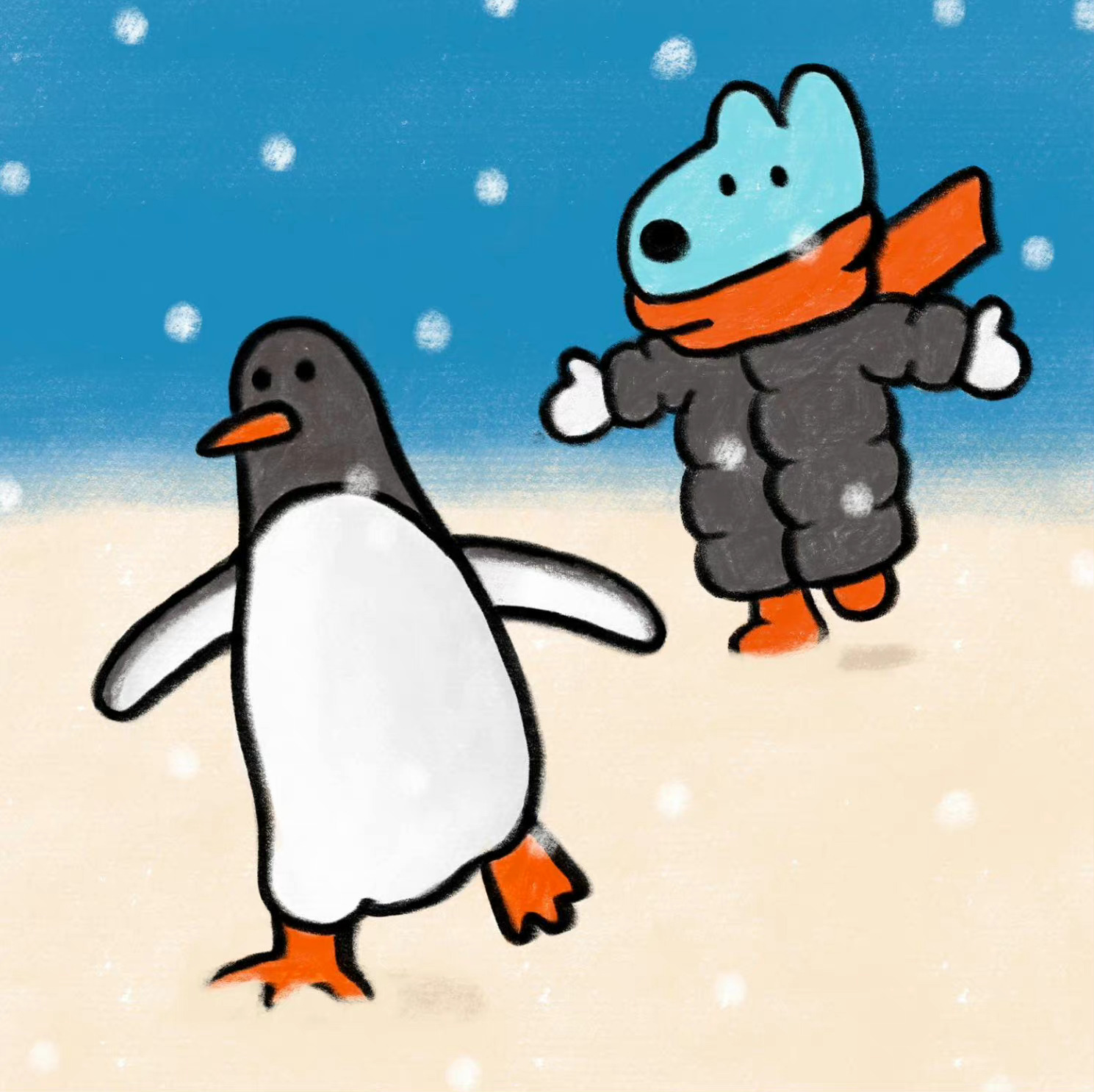 可可爱爱的治愈系插画 | ⓒeteecy__财经头条