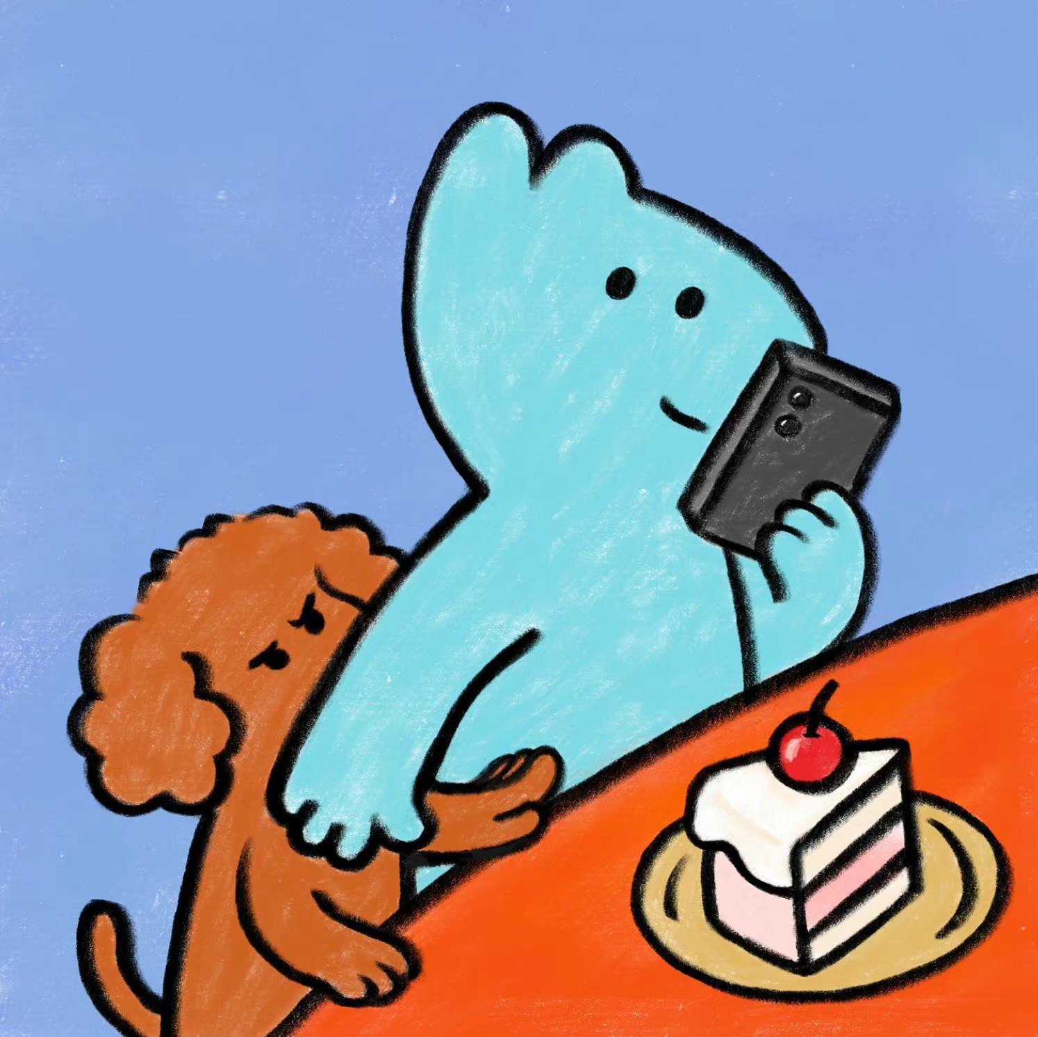 可可爱爱的治愈系插画 | ⓒeteecy