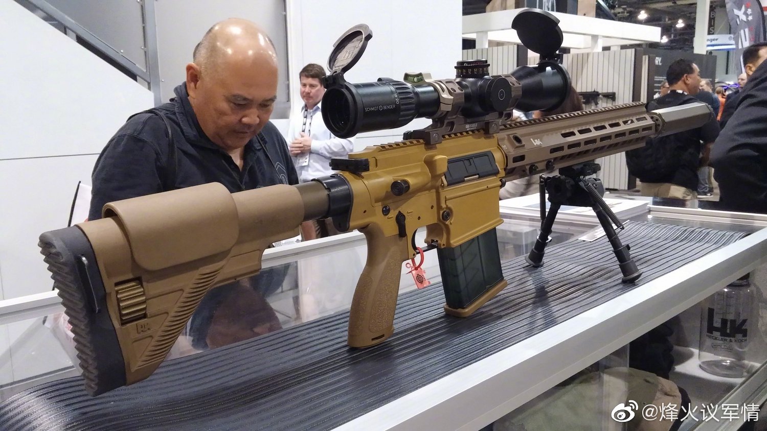 美军新一代紧凑型半自动狙击步枪---M110A1