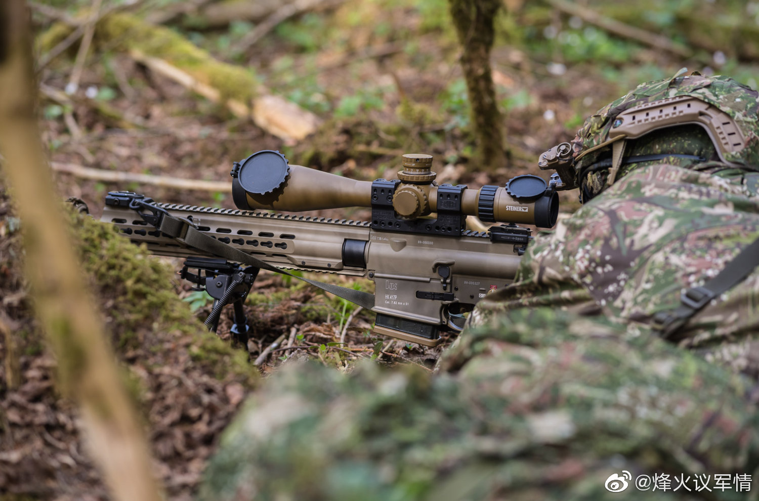 美军新一代紧凑型半自动狙击步枪---M110A1