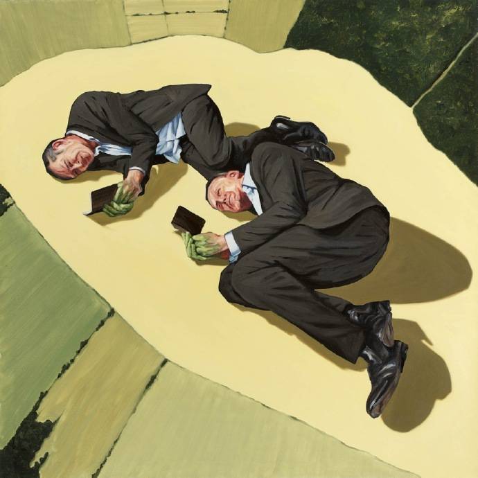 西装革履下的枯槁和卑屈