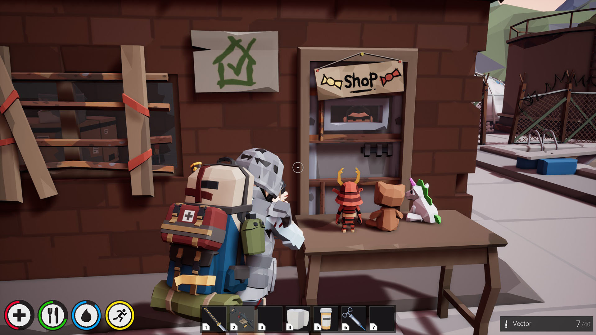 多边形僵尸生存射击游戏《DeadPoly》游戏截图__财经头条