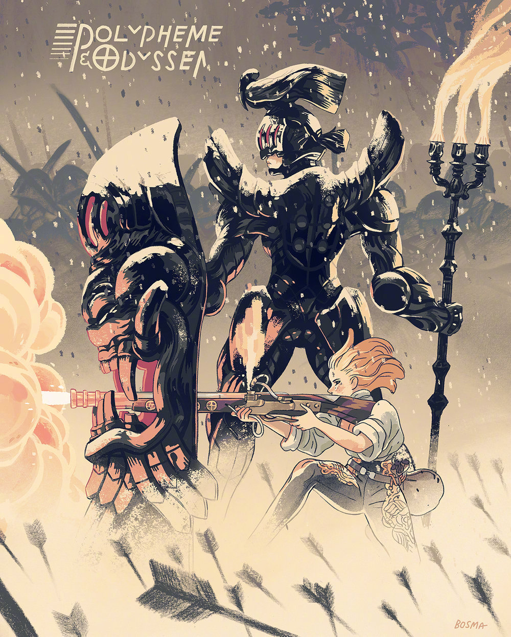 美国插画师 Sam Bosma 的作品充满着脑洞大开的幻想力.