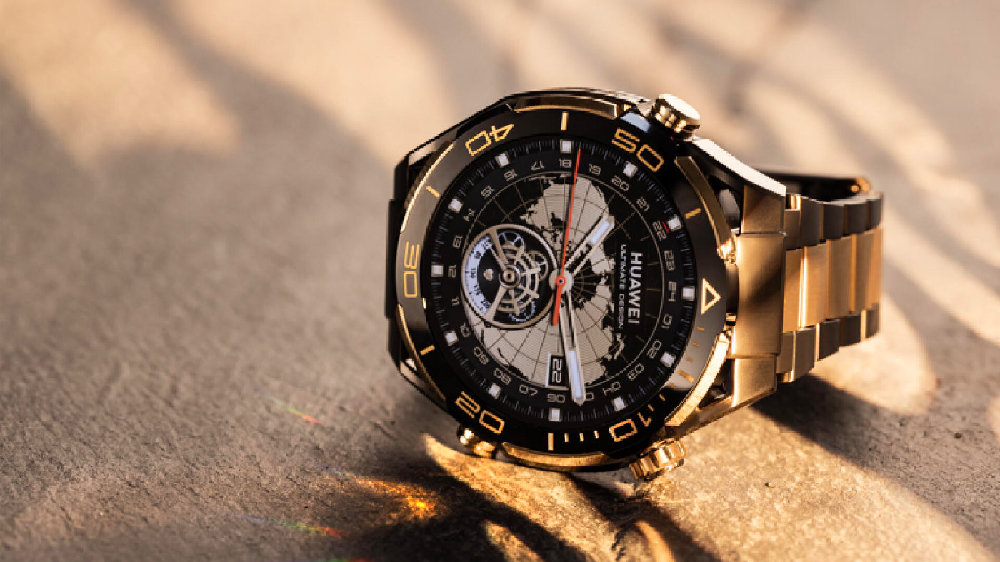 18K黄金尽显奢华 HUAWEI WATCH ULTIMATE DESIGN 非凡大师图赏|大师|表圈|按键_新浪新闻