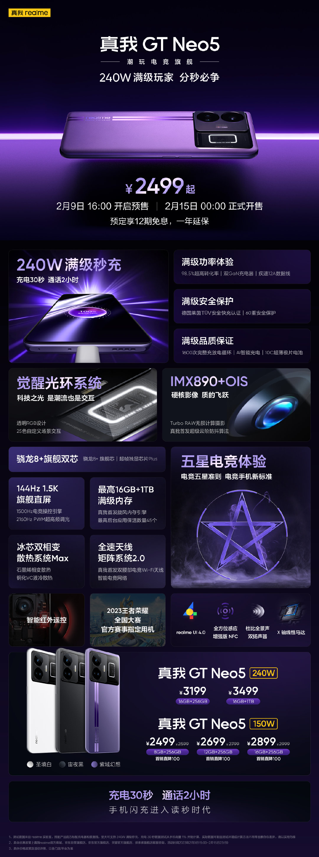 真我GT Neo5正式发布：240W秒充+觉醒光环加持，潮玩科技感拉满__财经头条