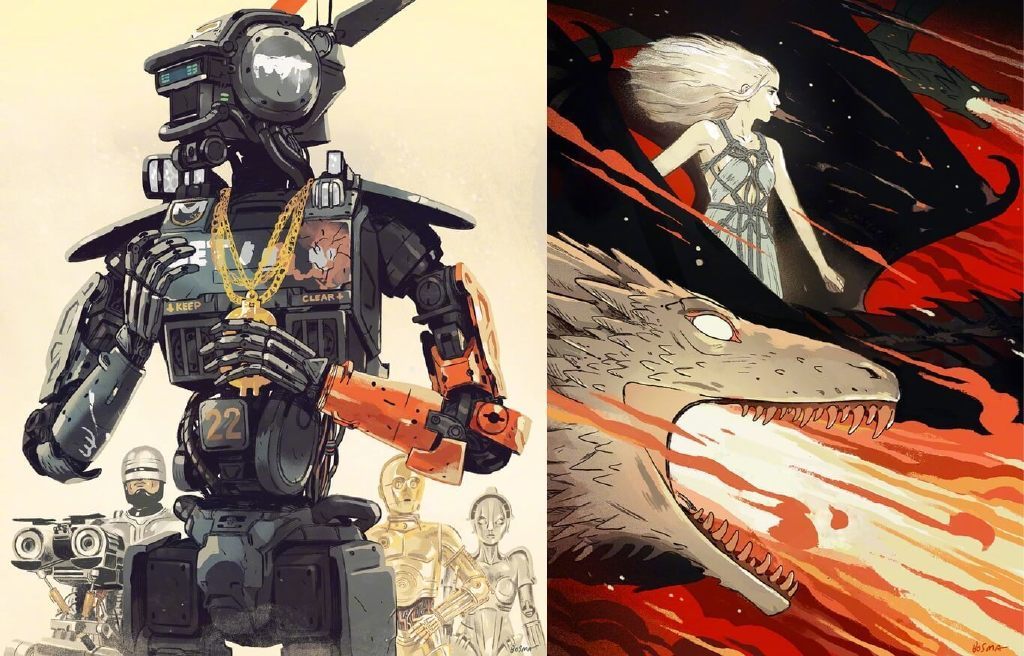 美国插画师 Sam Bosma 的作品充满着脑洞大开的幻想力.