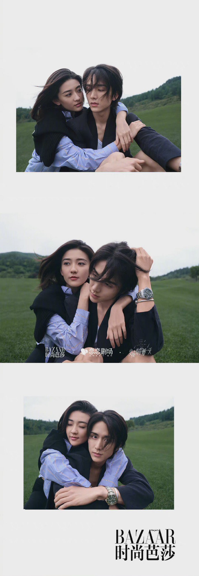 张新成和梁洁意外撞脸喜羊羊美羊羊也是没谁了……