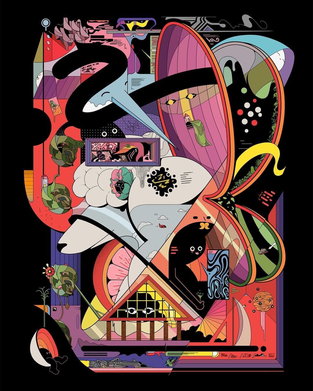 艺术家Ori Toor风格独特的异想世界又来啦！__财经头条