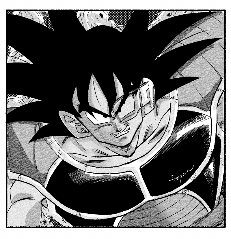 日本插画师『fenyo_n』画的龙珠系列主题插画（四十四）（一）（二