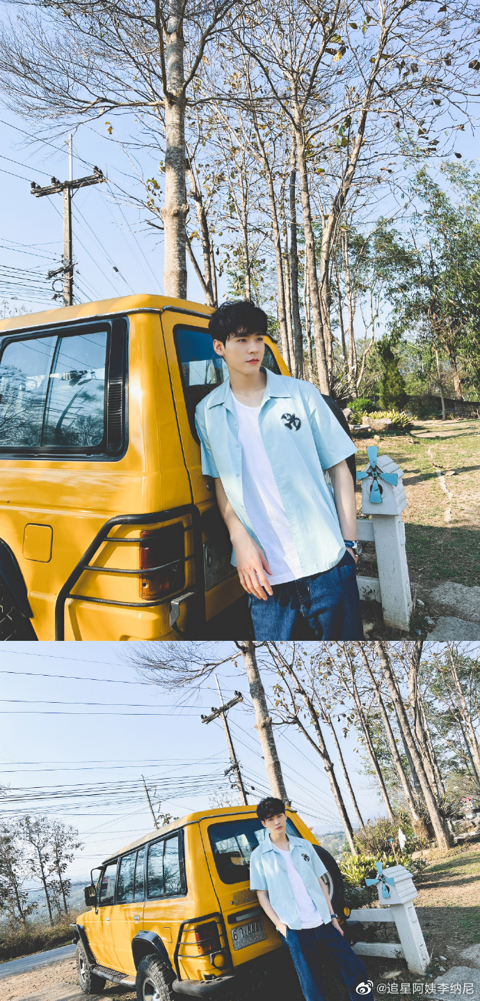 龚俊泰国plog，卷发造型好好看呀，元气满满，可可爱爱……__财经头条