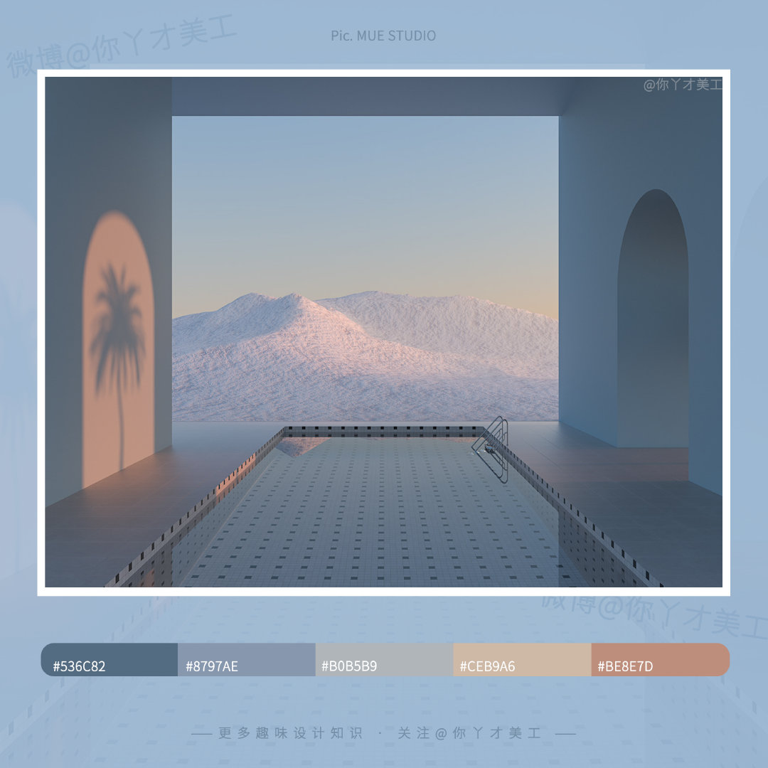 一直都觉得工作室MUE STUDIO创作的3D建筑空间治愈又解压……__财经头条
