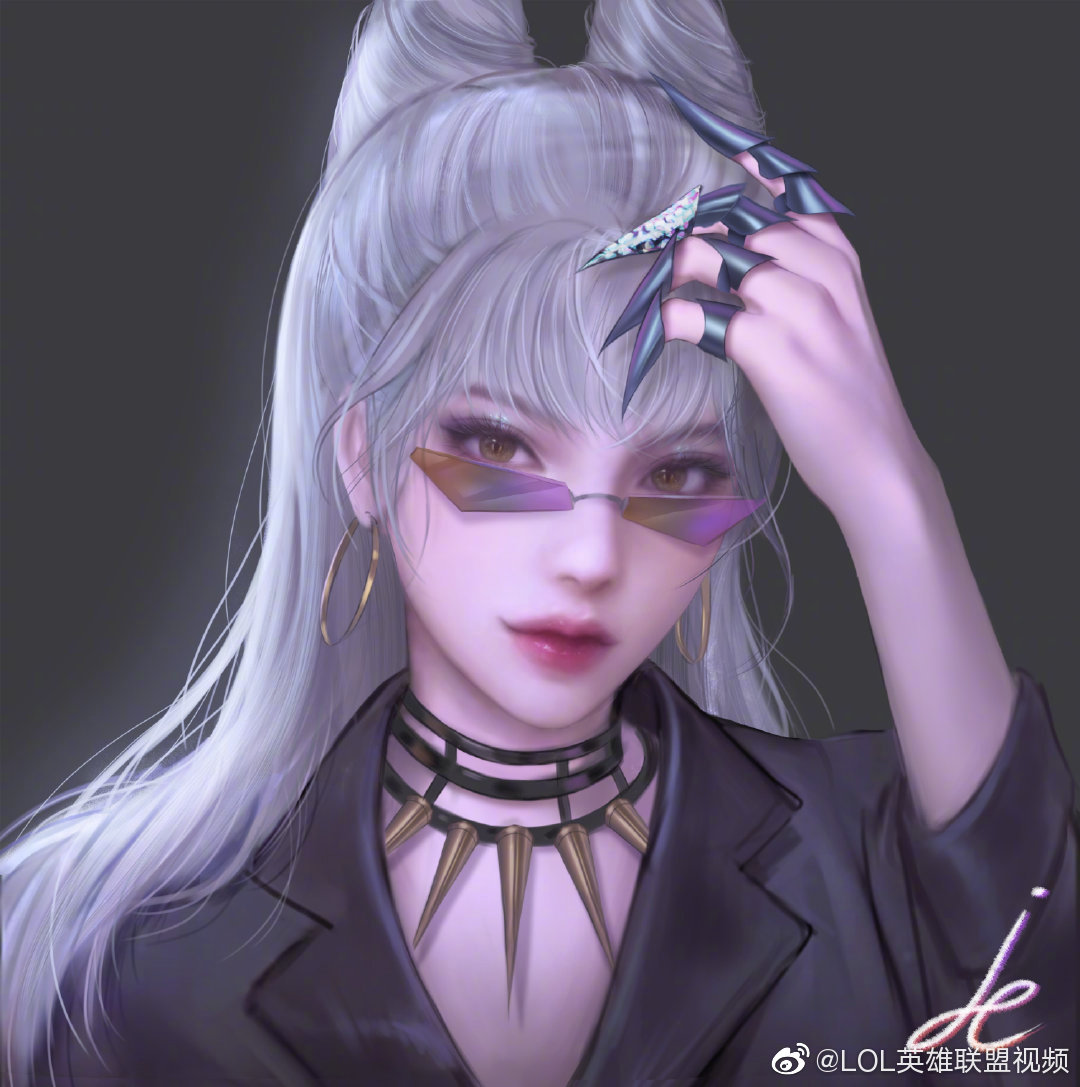 LOL英雄联盟画师Pinker创作的K/DA女团！你最支持谁站C位？！（