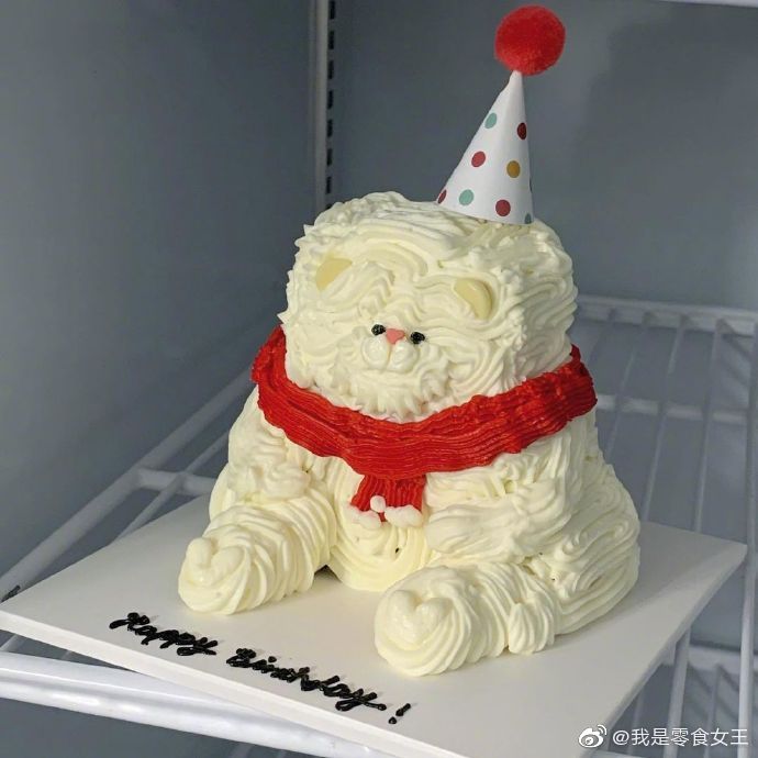 今日份可爱系列蛋糕🦁🐿🐻🐹🐱ins:yuni_x2