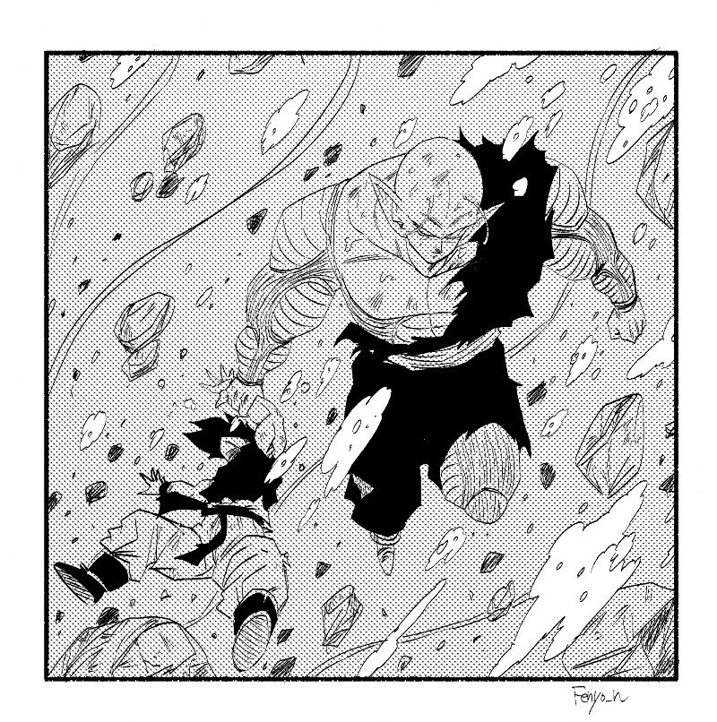 日本插画师『fenyo_n』画的龙珠系列主题插画（四十四）（一）（二