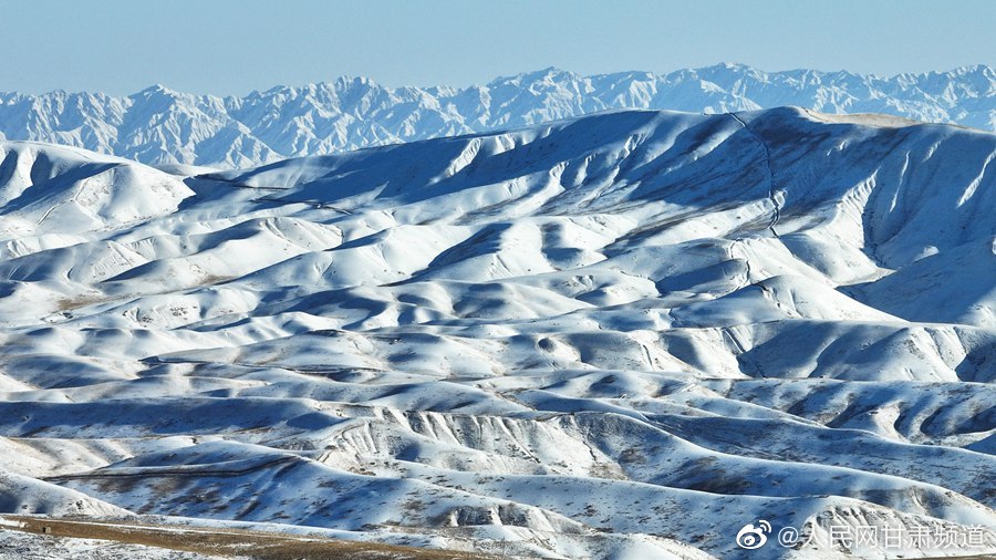甘肃祁连山国家公园雪后初霁静美如画