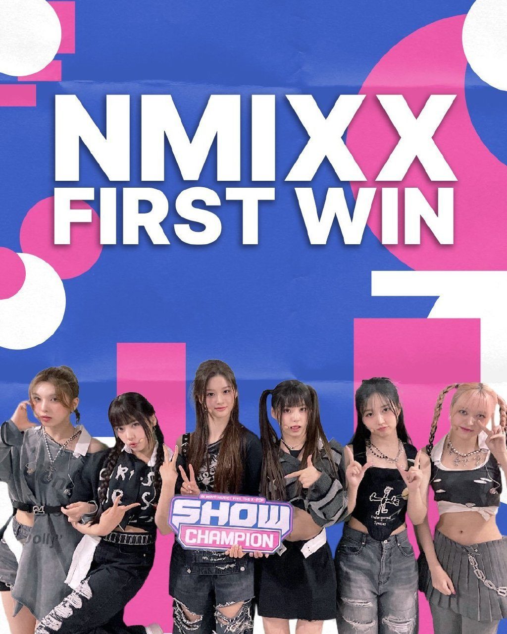NMIXX拿到出道后的首个一位，那问题来了，风格还要不要改回去了
