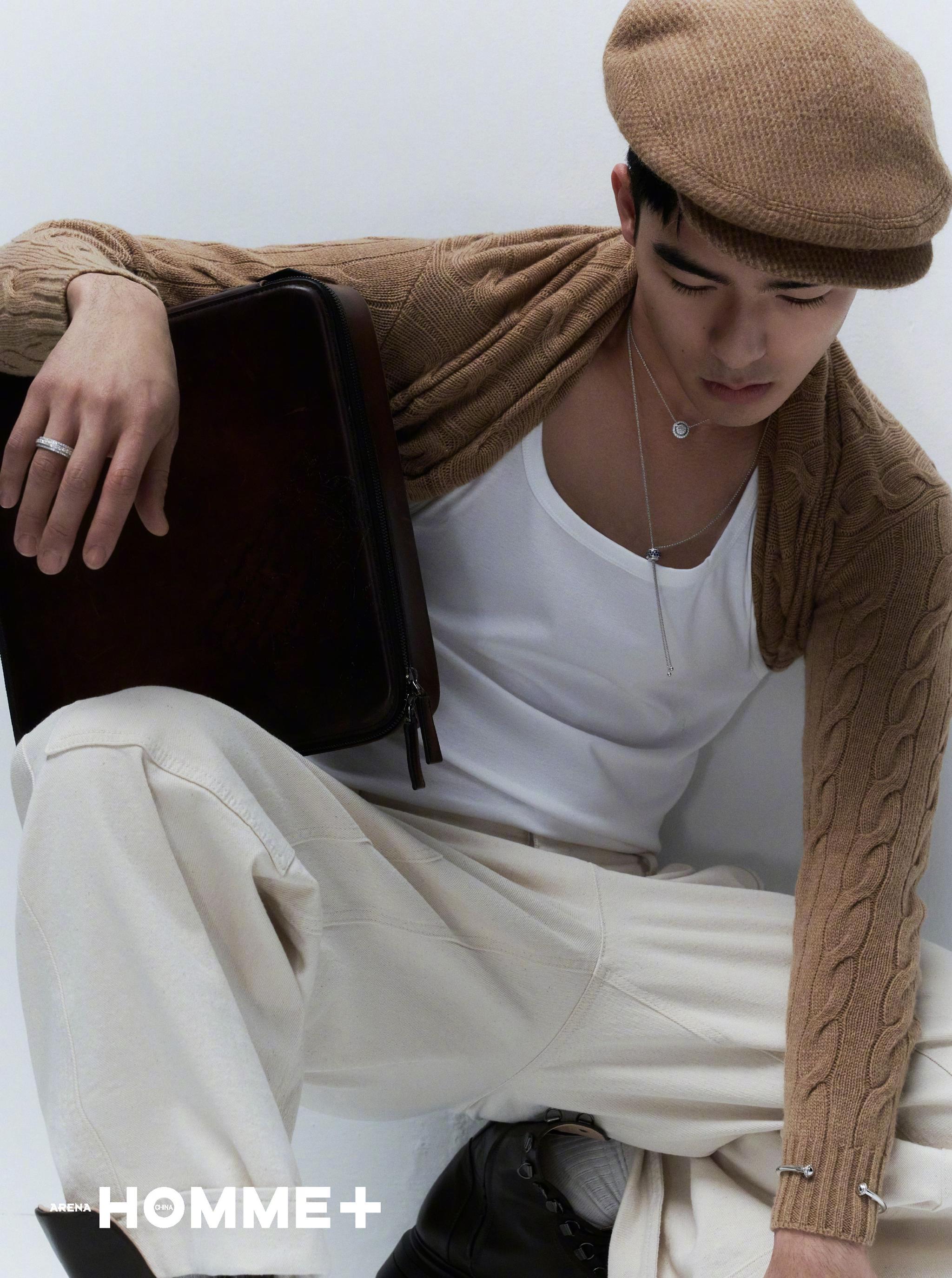 陈昊森《Arena Homme Plus》中文版写真，景鑫|Arena Homme Plus_新浪新闻