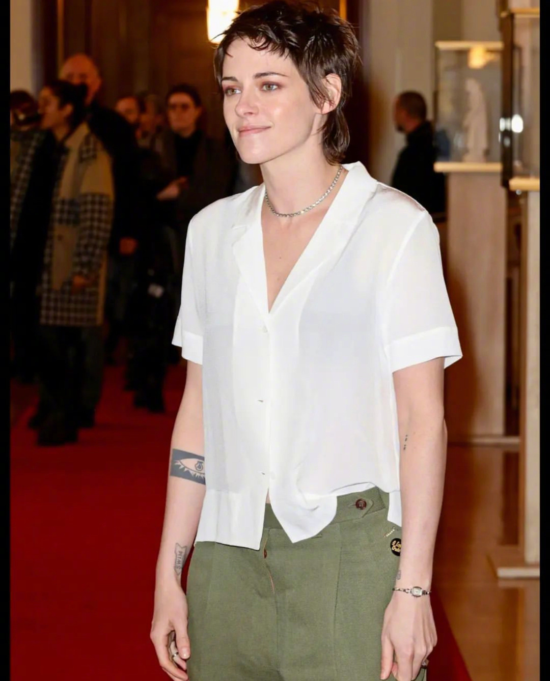 柏林电影节上出席活动的克里斯汀·斯图尔特Kristen