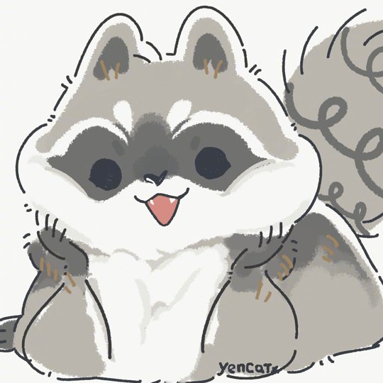 「Yen」太太最近爱上了画小浣熊表情包……__财经头条