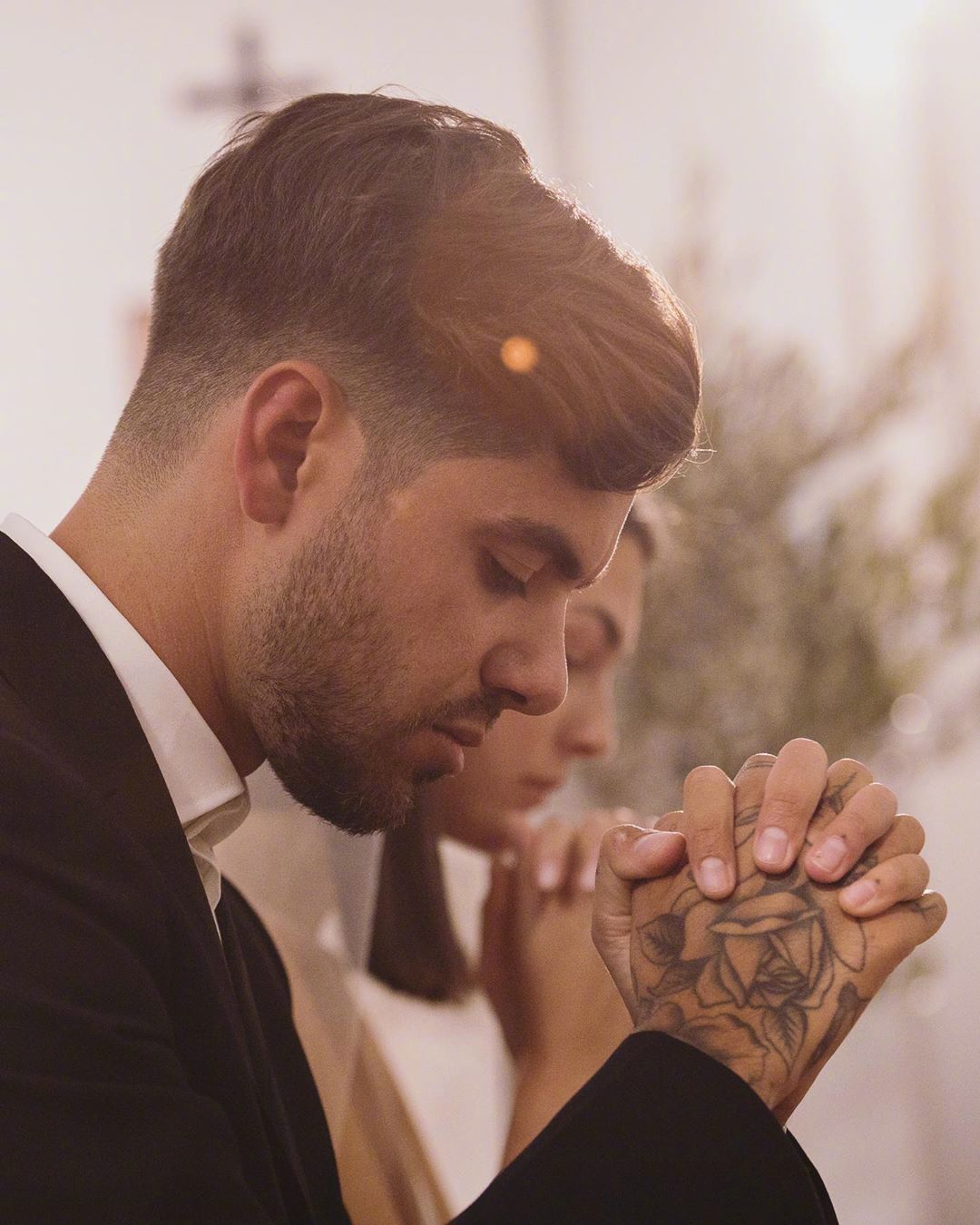 21岁的意大利美女超模 Vittoria Ceretti与音乐人男友Matteo Milleri