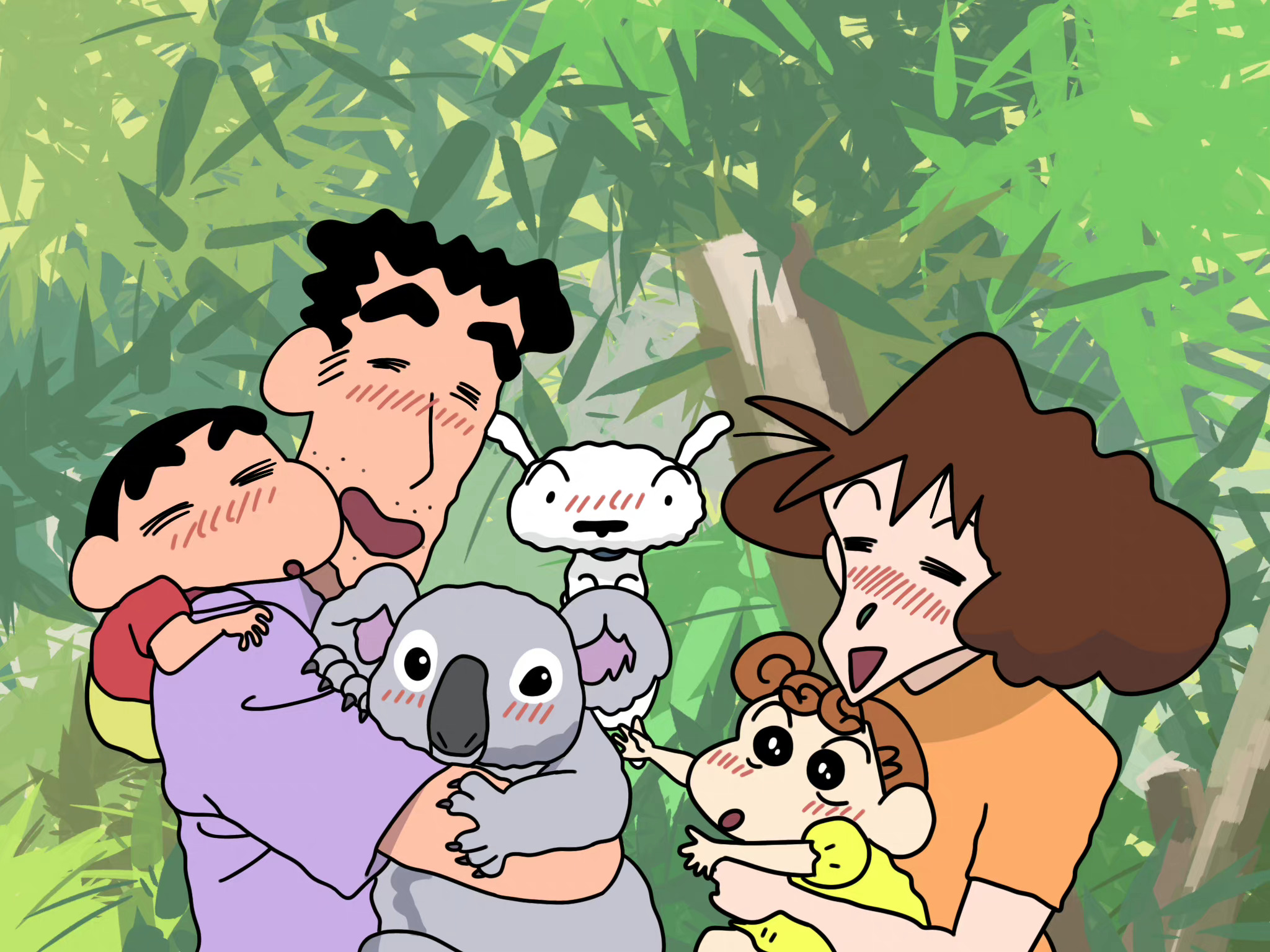 蜡笔小新iPad壁纸快点换_新浪新闻