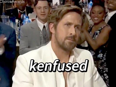 当高司令得知《Im Just Ken》获得评论家选择奖最佳歌曲时的反应|司令|评论家|歌曲_新浪新闻