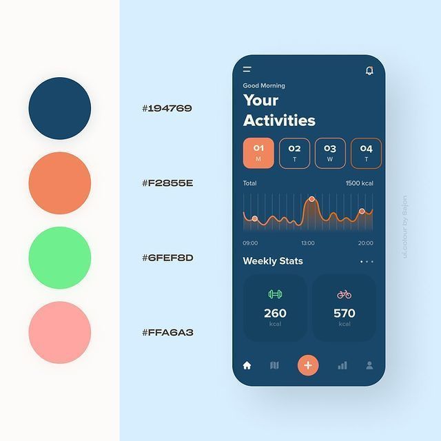 UI设计配色没灵感？收下这组参考 by.ui.colour|UI设计|灵感_新浪新闻