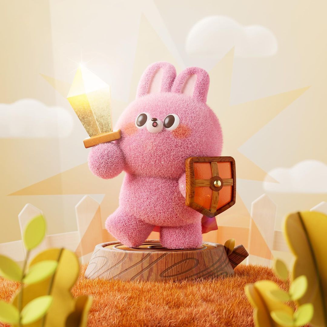 国内设计师Bonnie Lu创作了一款叫「兔君」的IP形象……__财经头条