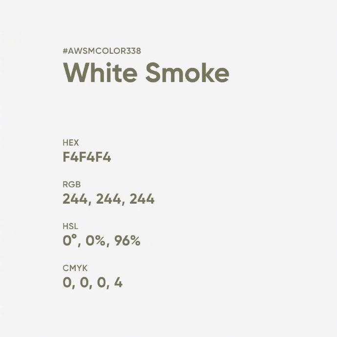 高级感配色组合 by AWSMCOLOR