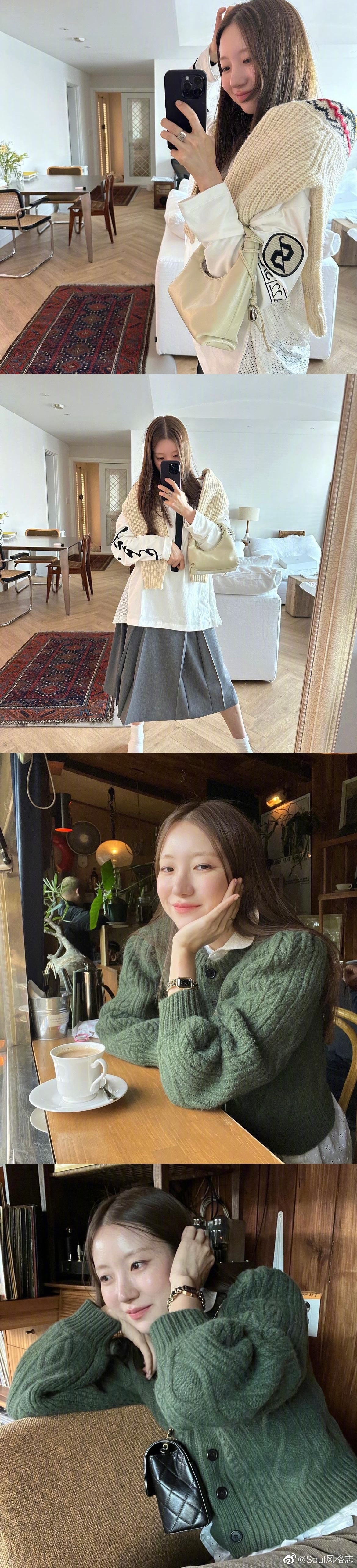 博主Onnuk的近日穿搭分享 高级不失精致 心思满满值得借鉴！__财经头条